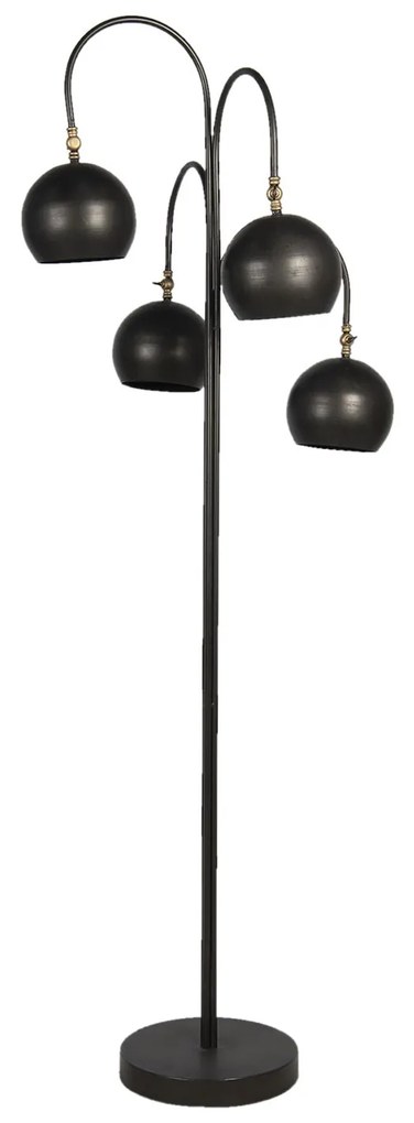 Stojací černá lampa se 4 stínidly Sappheire – Ø 50*175 cm