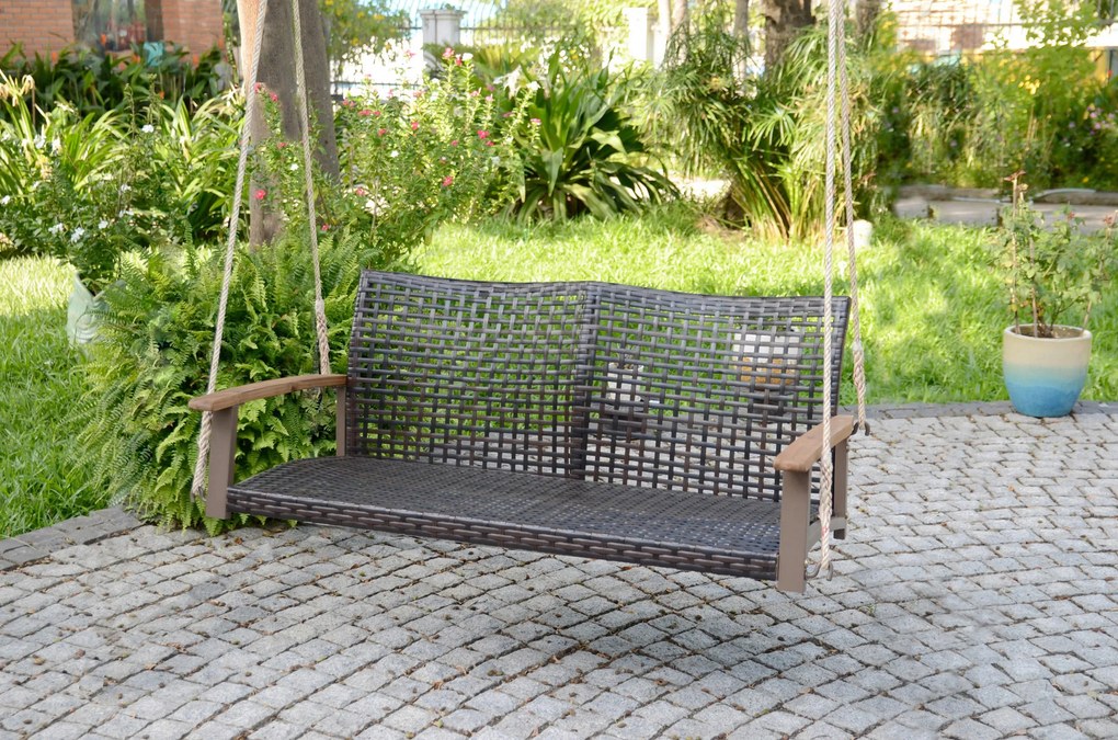 XXXLutz HOUPACÍ LAVICE dřevo, kov, plast Gardenson - Online Only zahradní nábytek - 002836016701