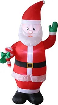 Nafukovací Santa Claus s LED osvětlením 210 cm