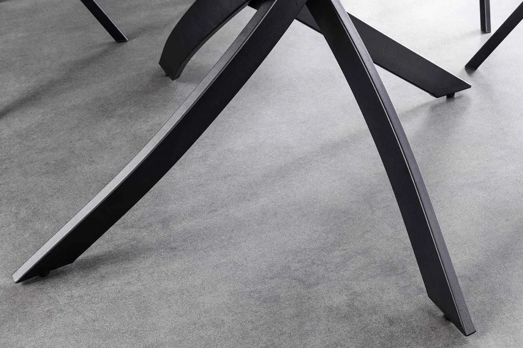 Kulatý jídelní keramický stůl Halia 120 cm taupe - otevřené balení