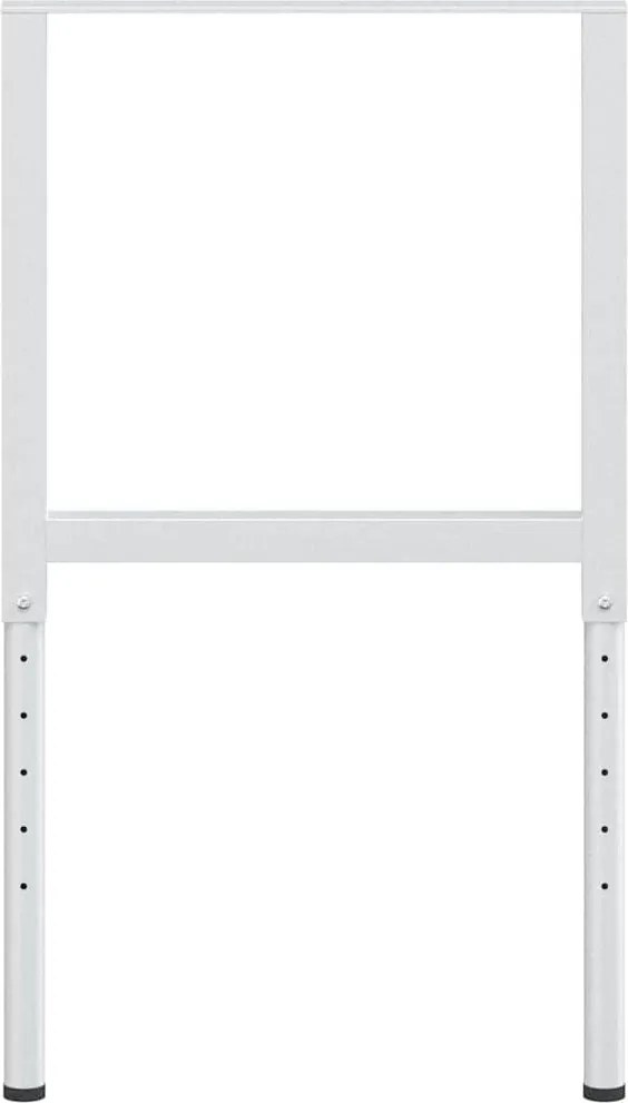 Nastavitelné rámy pracovního stolu 2 ks kov 55 x (69–95,5) cm 147932