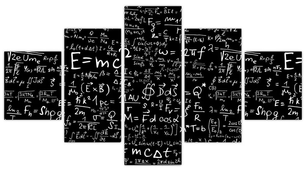 Obraz - Matematika (125x70 cm)