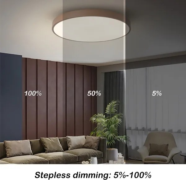 BRILAGI - LED Stm stropní svítidlo POOL LED/60W/230V 3000-6000K 60 cm hnědá+DO
