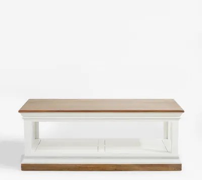 Rustikální konferenční stolek starý ořech ALVERA 120 cm