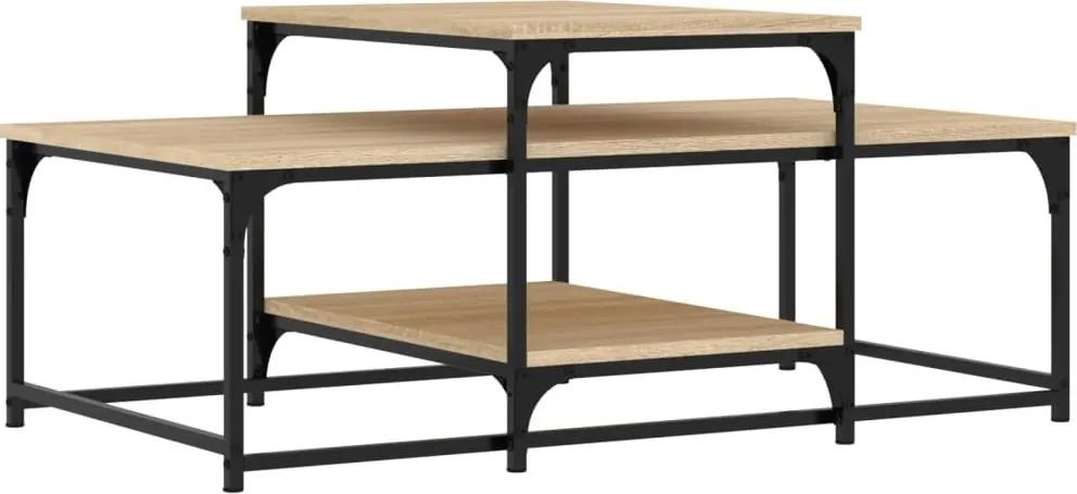 vidaXL Konferenční stolek 102 x 60 x 45 cm kompozitní dřevo [835315] Barva: Černá