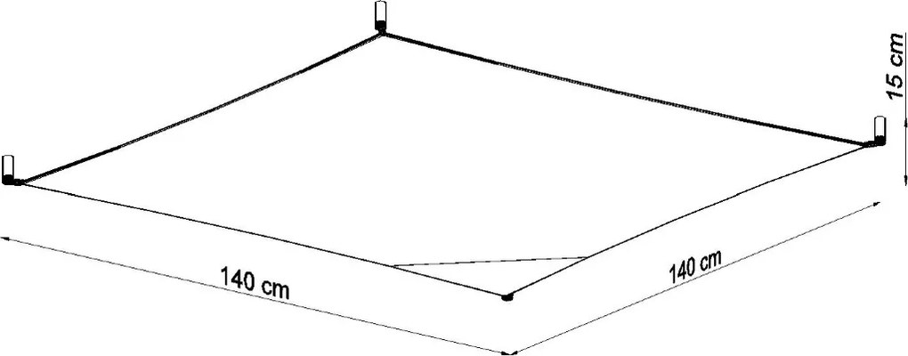 Sollux Lighting Stropní svítidlo LUNA 4 bílé
