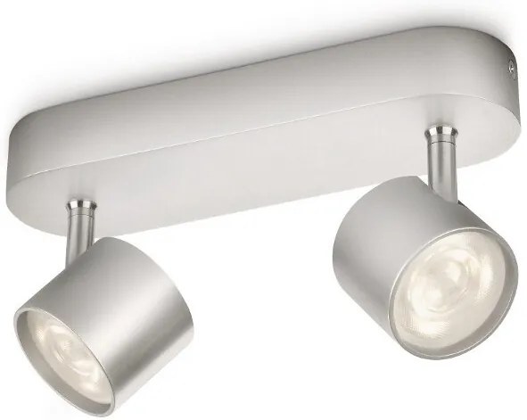 Led přisazené stropní svítidlo bodové philips star 56242/48/16  - hliník