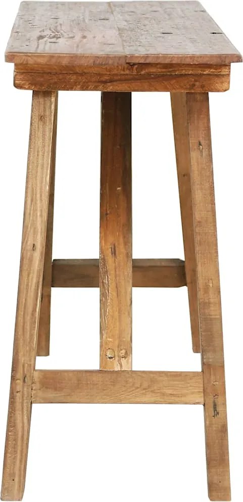 Konzolový stolek 130 x 40 x 80 cm směs recyklovaného dřeva 283916