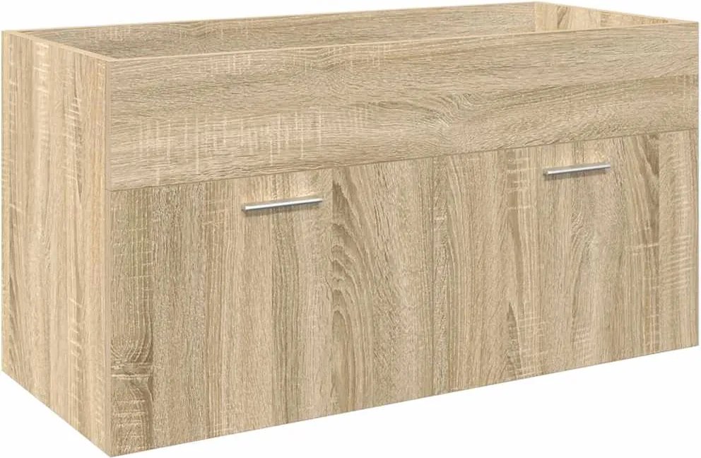 Koupelnová skříňka se zápustným umyvadlem dub sonoma 3325016