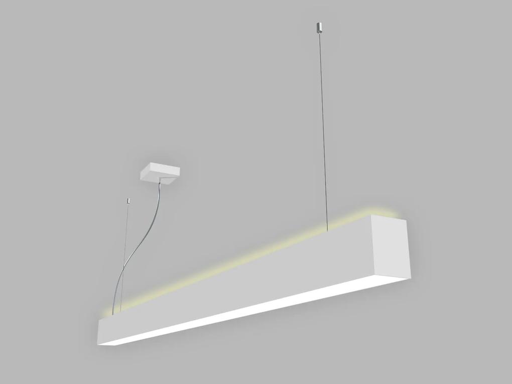 Led2 Lineární závěsné LED svítidlo LINO II 150 cm Barva: Bílá, Stmívání: DALI/PUSH, Vyzařování světla: dolů
