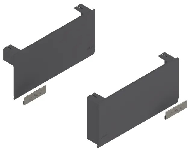 BLUM Sada krytek Aventos HK-TOP tmavě šedá