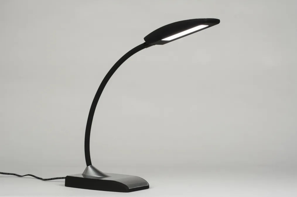 Stolní designová LED lampa Norma Black