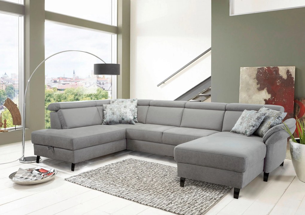 XXXLutz SEDACÍ SOUPRAVA, textil, světle šedá Sit & More - Sedací soupravy - 000144005230