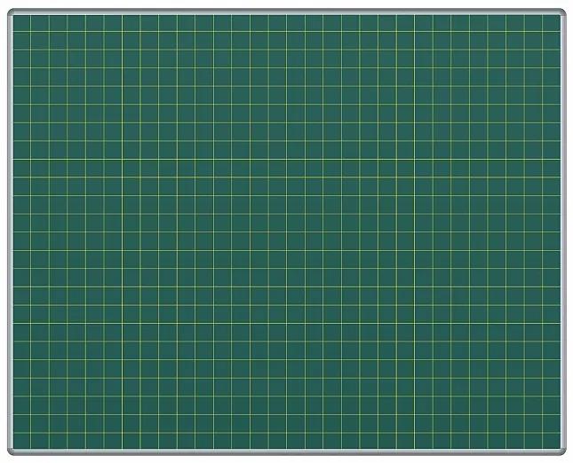 Magnetická tabule pro popis křídou ŠKOL K 150 x 120 cm (potisk) - čtverce 50 mm (101501202204)