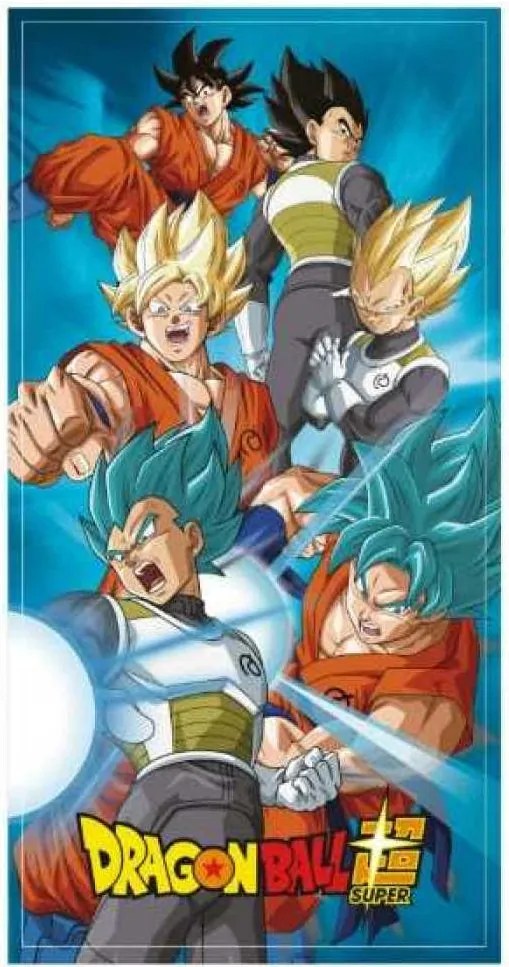 Bavlněná plážová osuška Dragon Ball - 100% bavlna - 70 x 140 cm