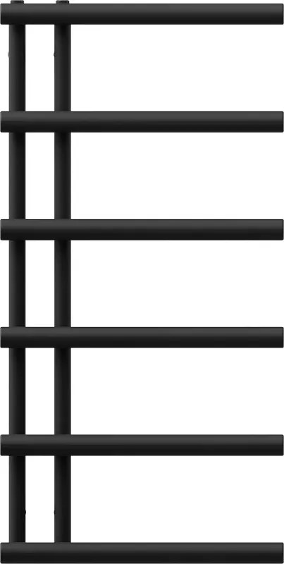 Mexen Jukon dekorativní koupelnový radiátor 988 x 500 mm, 461 W, černý - W116-0988-500-00-70