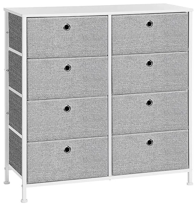 Autronic Komoda zásuvková AUK-E1024 Barva: Šedá