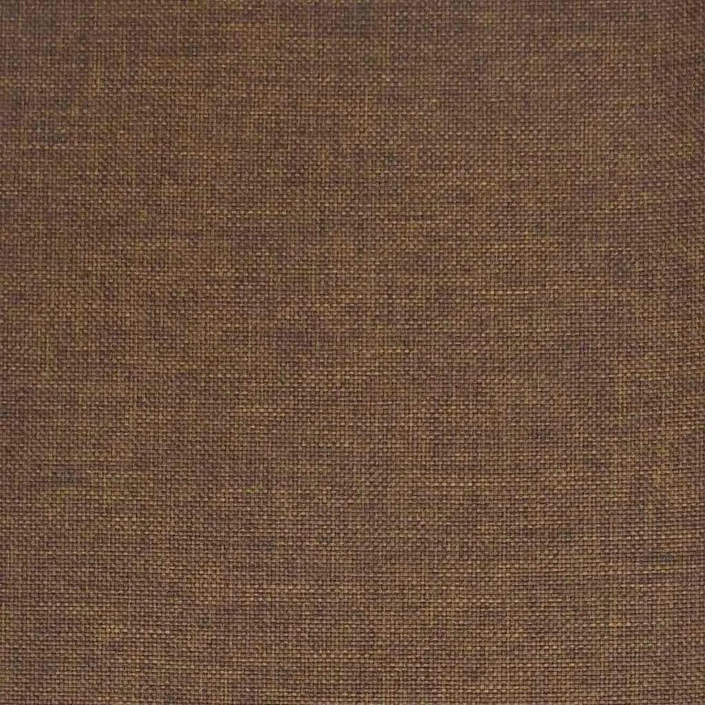 Zvedací masážní křeslo hnědé textil 329713
