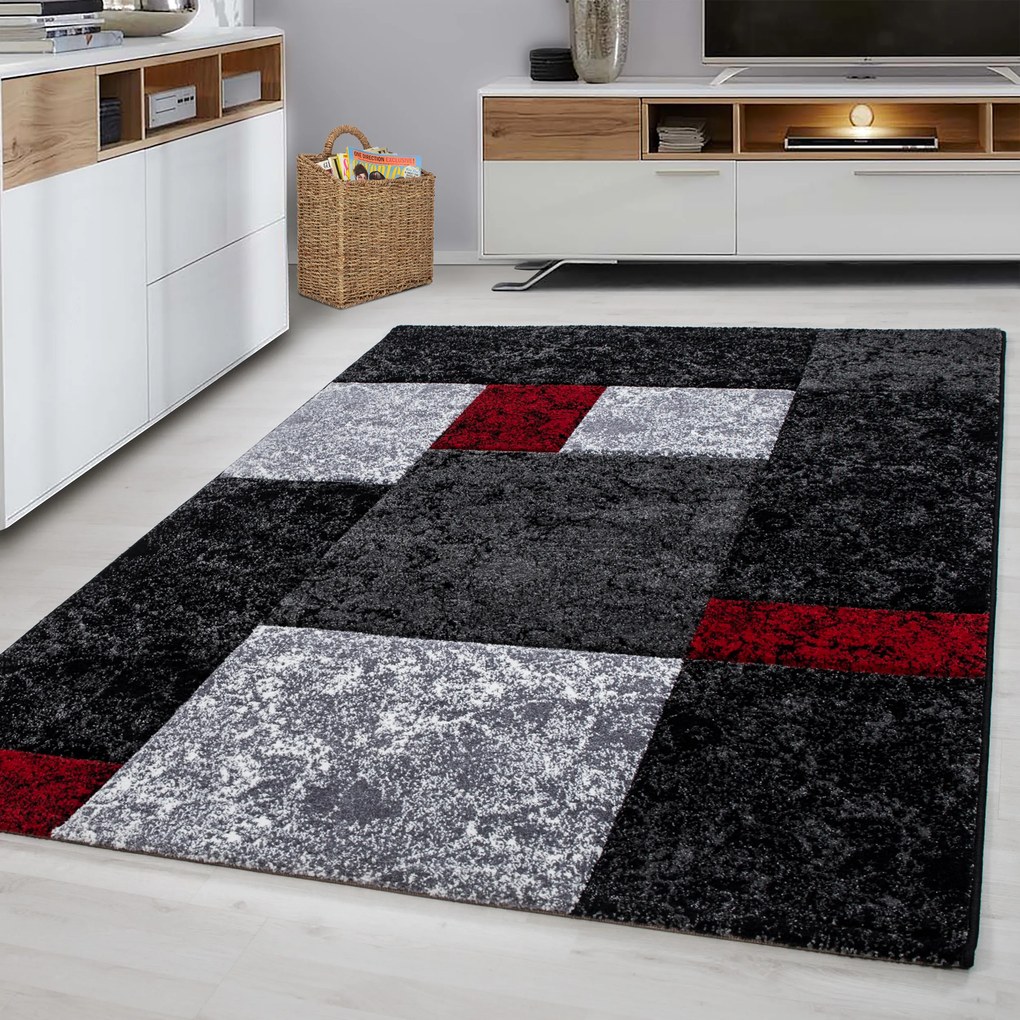 Ayyildiz, Kusový koberec Hawaii 1330 red, 120x170, červená, kancelář