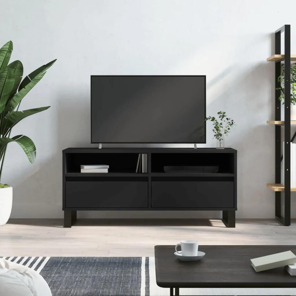 vidaXL TV skříňka 100 x 34,5 x 44,5 cm kompozitní dřevo [831245] Barva: Betonová šedá