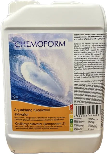 Chemoform Aqua Blanc – Kyslíkový Aktivátor - 3l