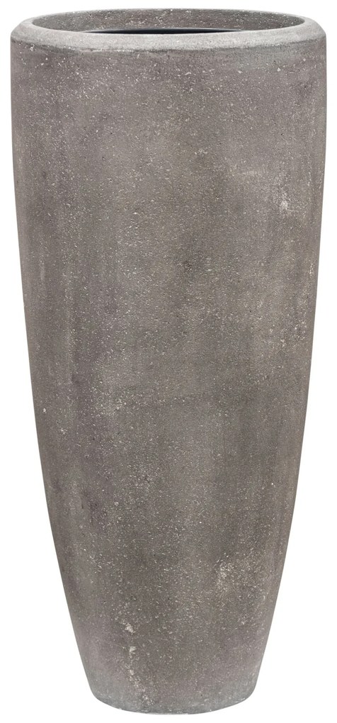 Baq Polystone Plain Partner Grey s vložkou Ø 30 cm / V 70 cm