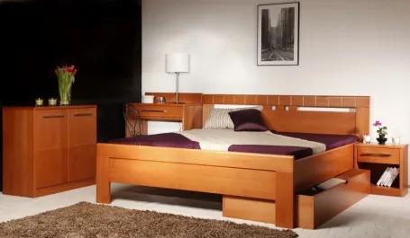 Masivní postel s úložným prostorem Arleta 1 - 160/180 x 200cm - 160 x 200cm