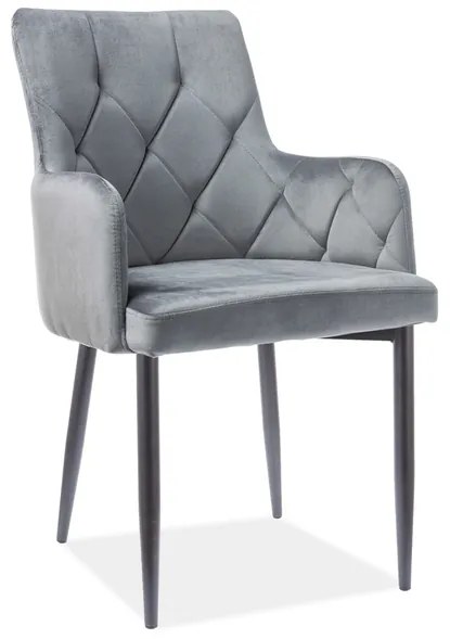 Jídelní židle Raymundo (šedá + šedá). 1050766