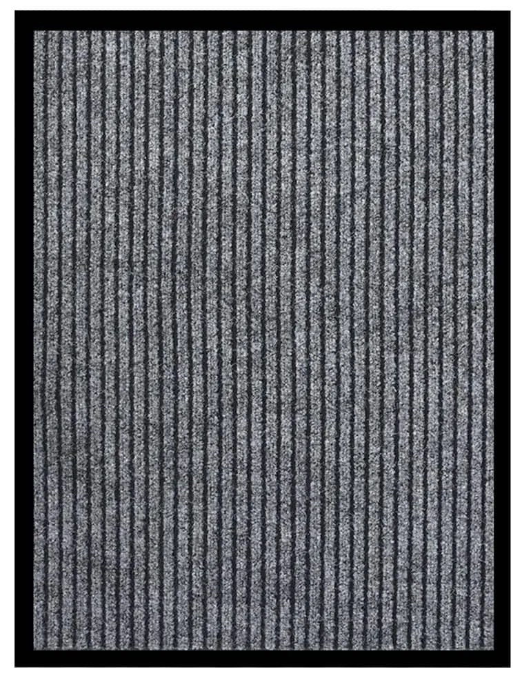 Rohožka pruhovaná šedá 60 x 80 cm 331605