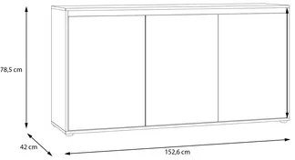 Komoda do obývacího pokoje SKELPE