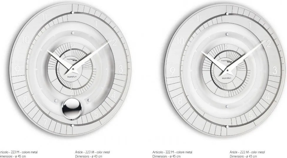 Designové nástěnné hodiny I222M IncantesimoDesign 45cm