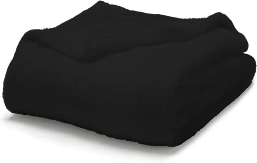 TODAY Maxi fleece deka 220x240 cm Réglisse - černá