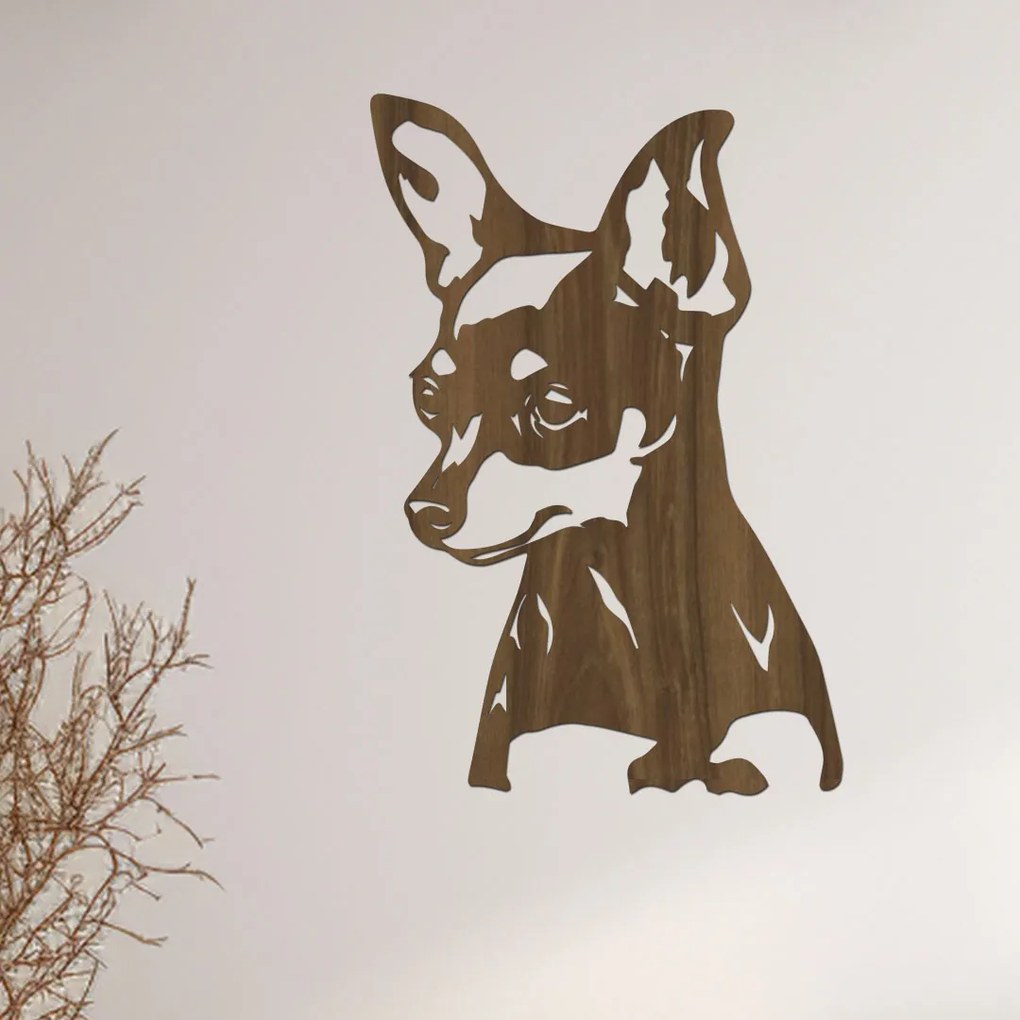 dřevo života Dřevěný obraz Pražská krysařík Zvolte rozměr (cm): 27x40, Zvolte barvu dekoru: Dub Sonoma