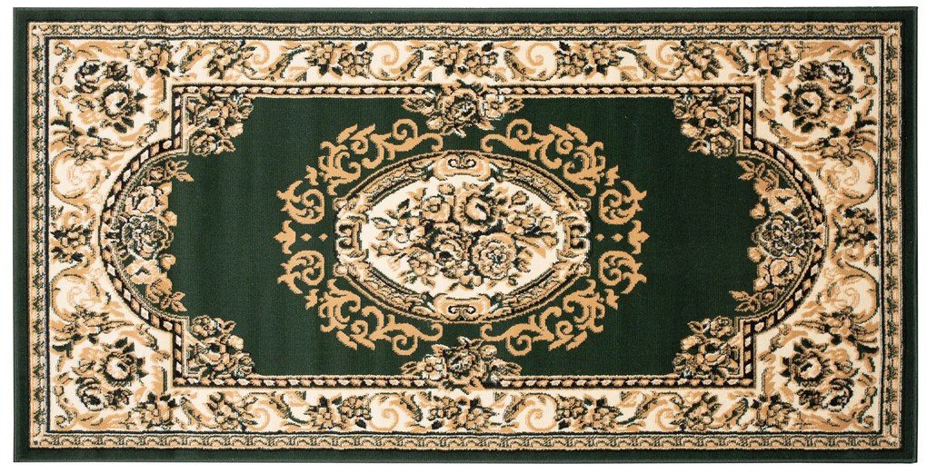 Chemex Moderní koberec Atlas - orientální 4 - zelený Rozměr koberce: 70x130 cm