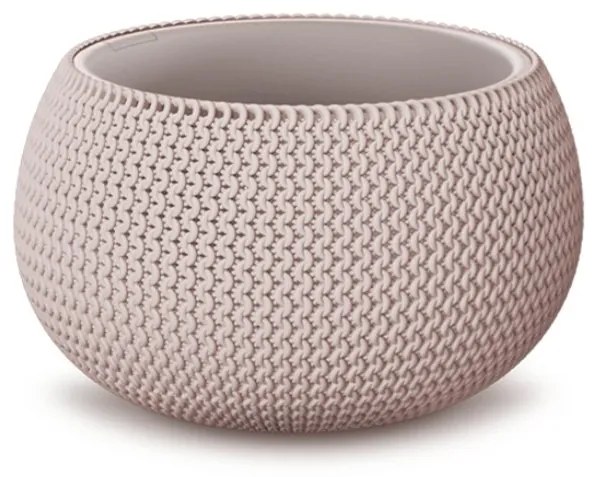 PROSPERPLAST Květináč - SPLOFY BOWL Průměr: 23,9 cm, Barva: broskvová