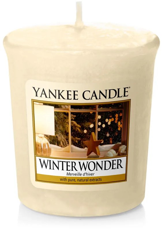 Yankee Candle – votivní svíčka Winter Wonder (Zimní zázrak), 49 g