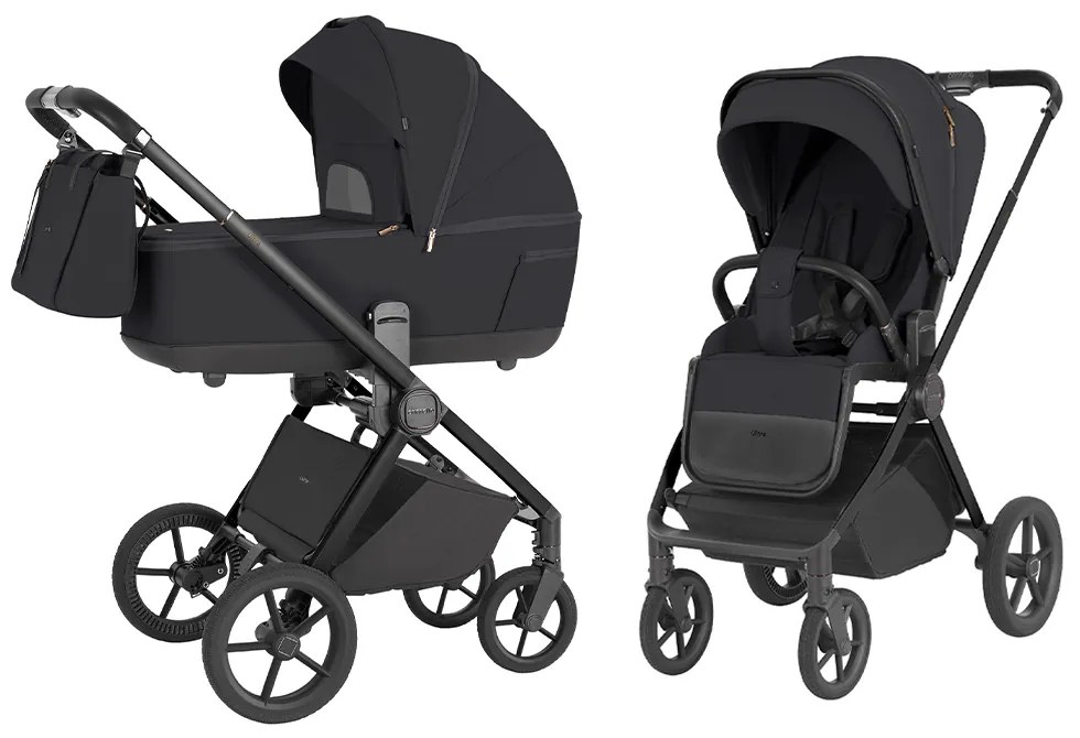 Dětský kočárek 2v1 CARRELLO Ultra CRL-6527 Basalt Black