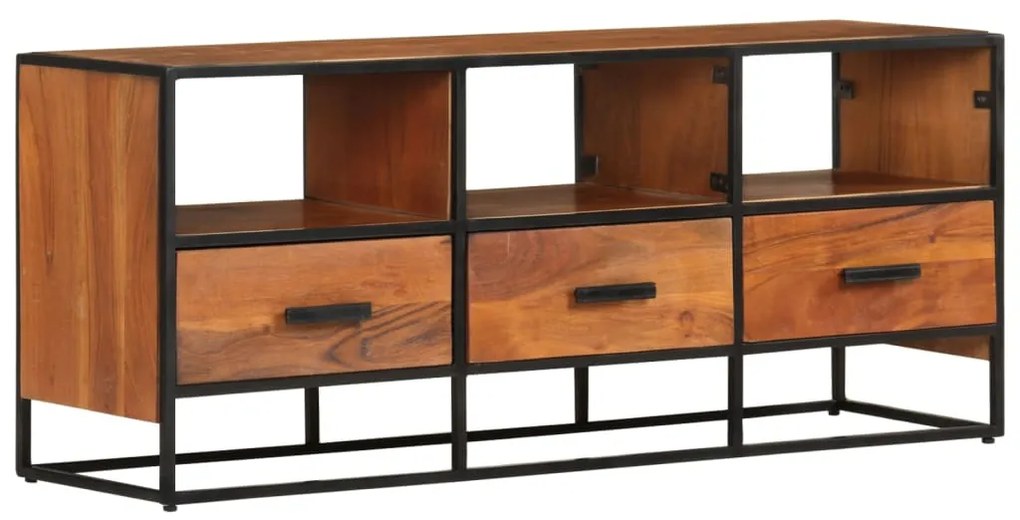 vidaXL TV stolek 110 x 30 x 45 cm masivní akáciové dřevo
