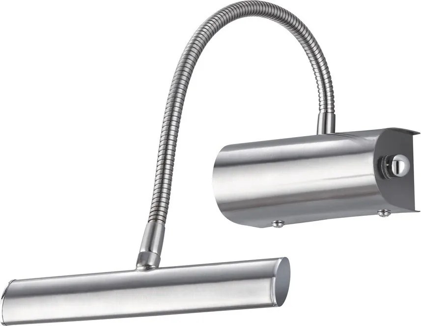 LED nástěnné svítidlo s ohybatelnou konstrukcí/stmívatelné ve stříbrné barvě Curtis – Trio