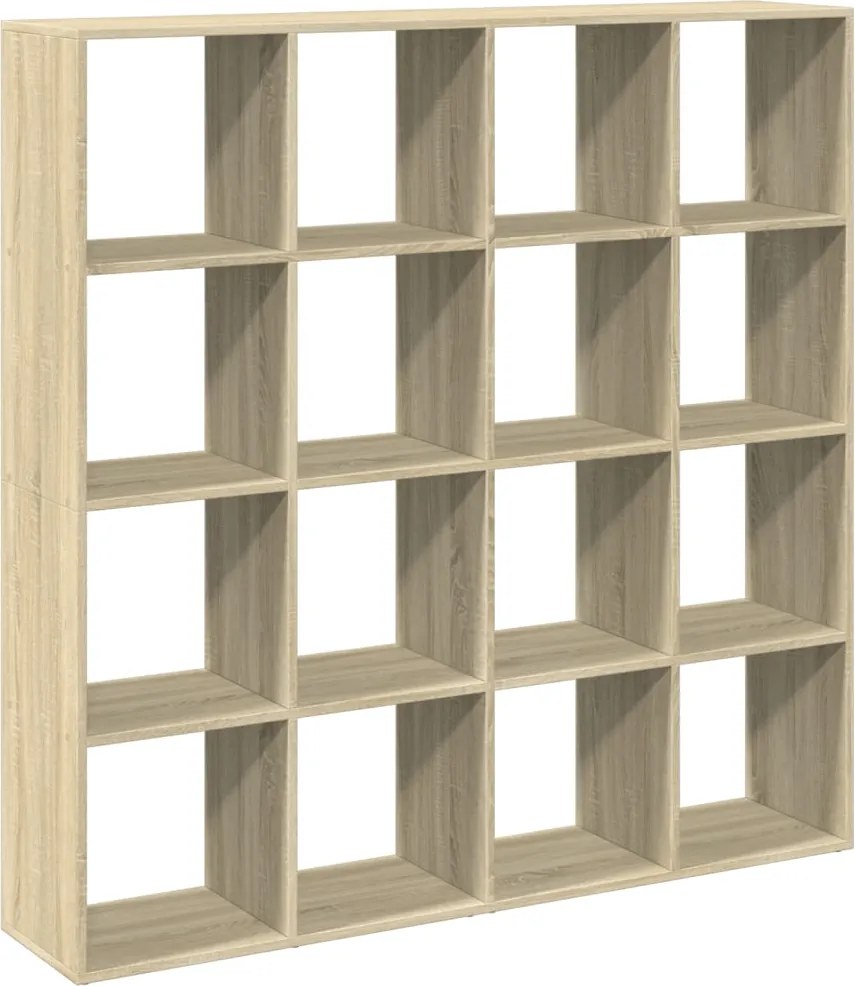 Knihovna dub sonoma 137,5 x 29 x 137,5 cm kompozitní dřevo 3310291