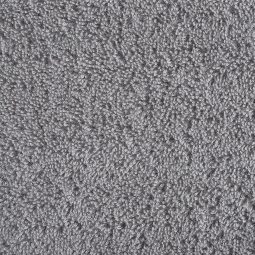 Prémiové ručníky SOLUND 10 ks šedé 50x100 cm 600 g/m² 137307