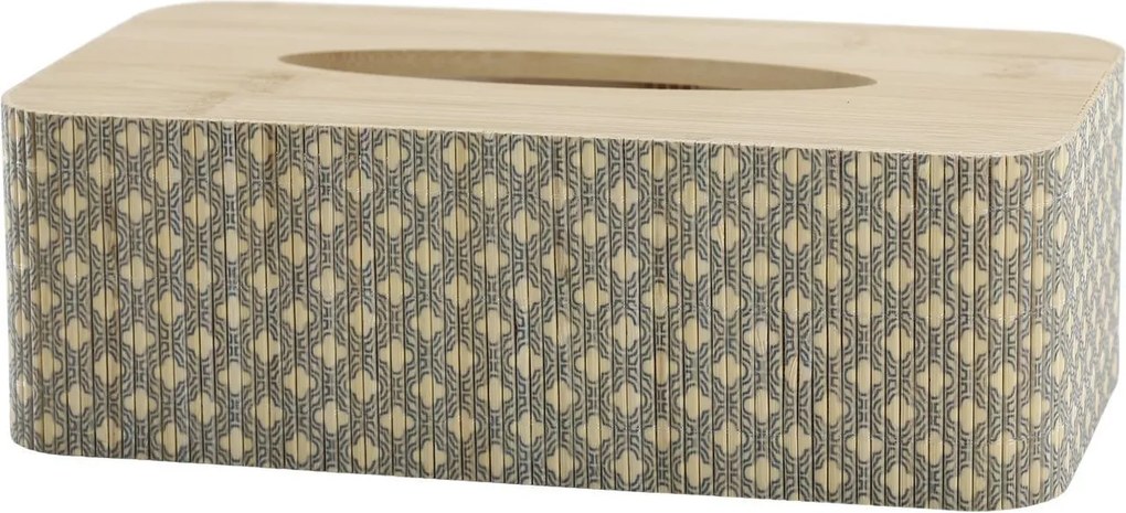 Bambusový zásobník na papírové kapesníky Amilly Box - 25*13*8 cm