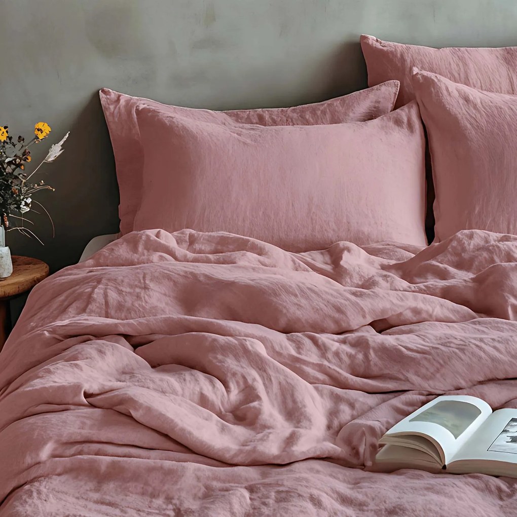 Mušelínové povlečení Retro pink Velikost: 140 x 200 + 70 x 90