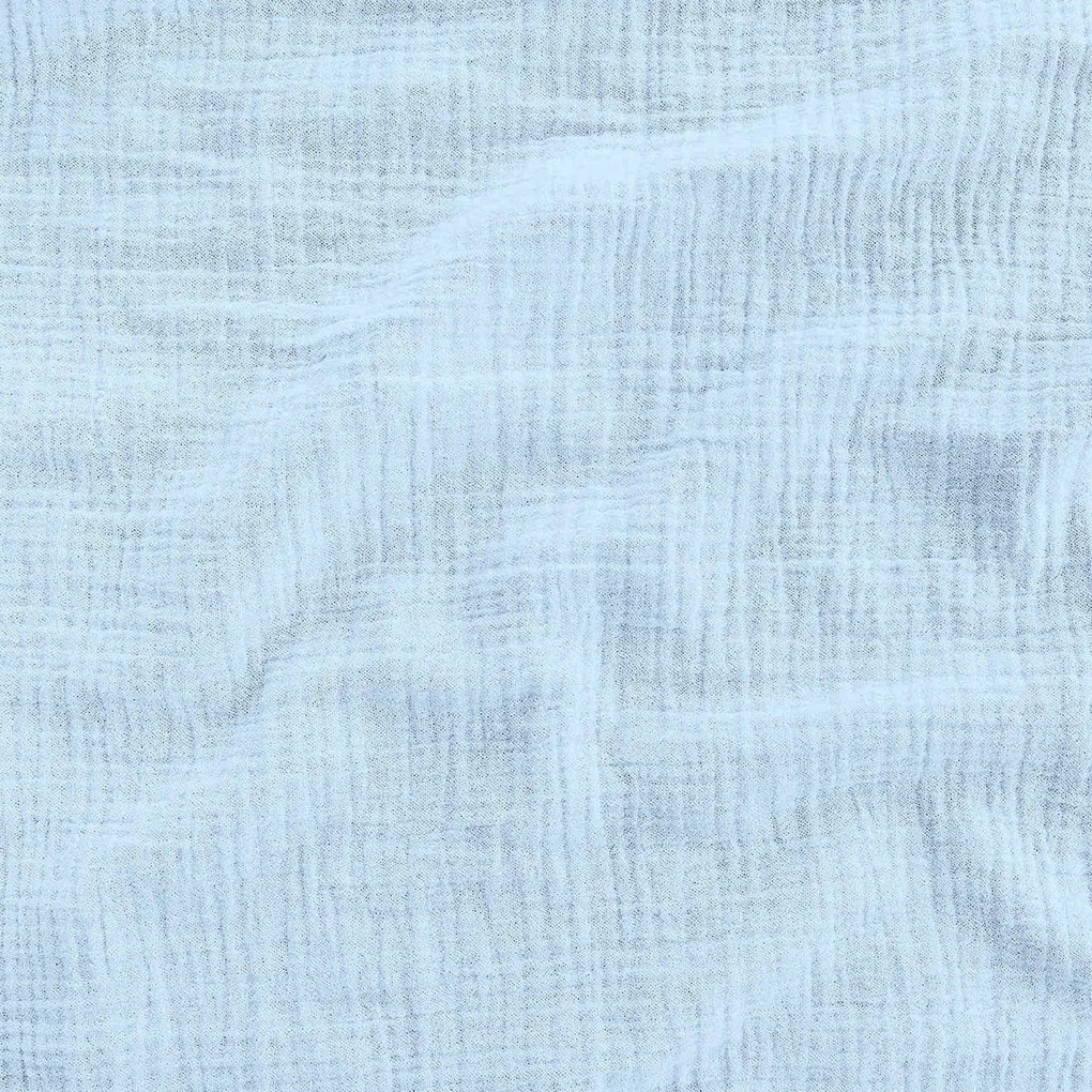 Mušelínové prodloužené povlečení Sky blue Velikost: 140 x 220 + 70 x 90