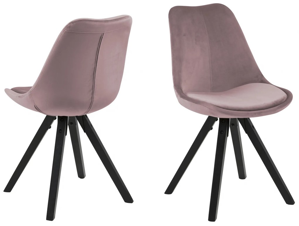 Bighome - Jídelní židle DIMA, růžová