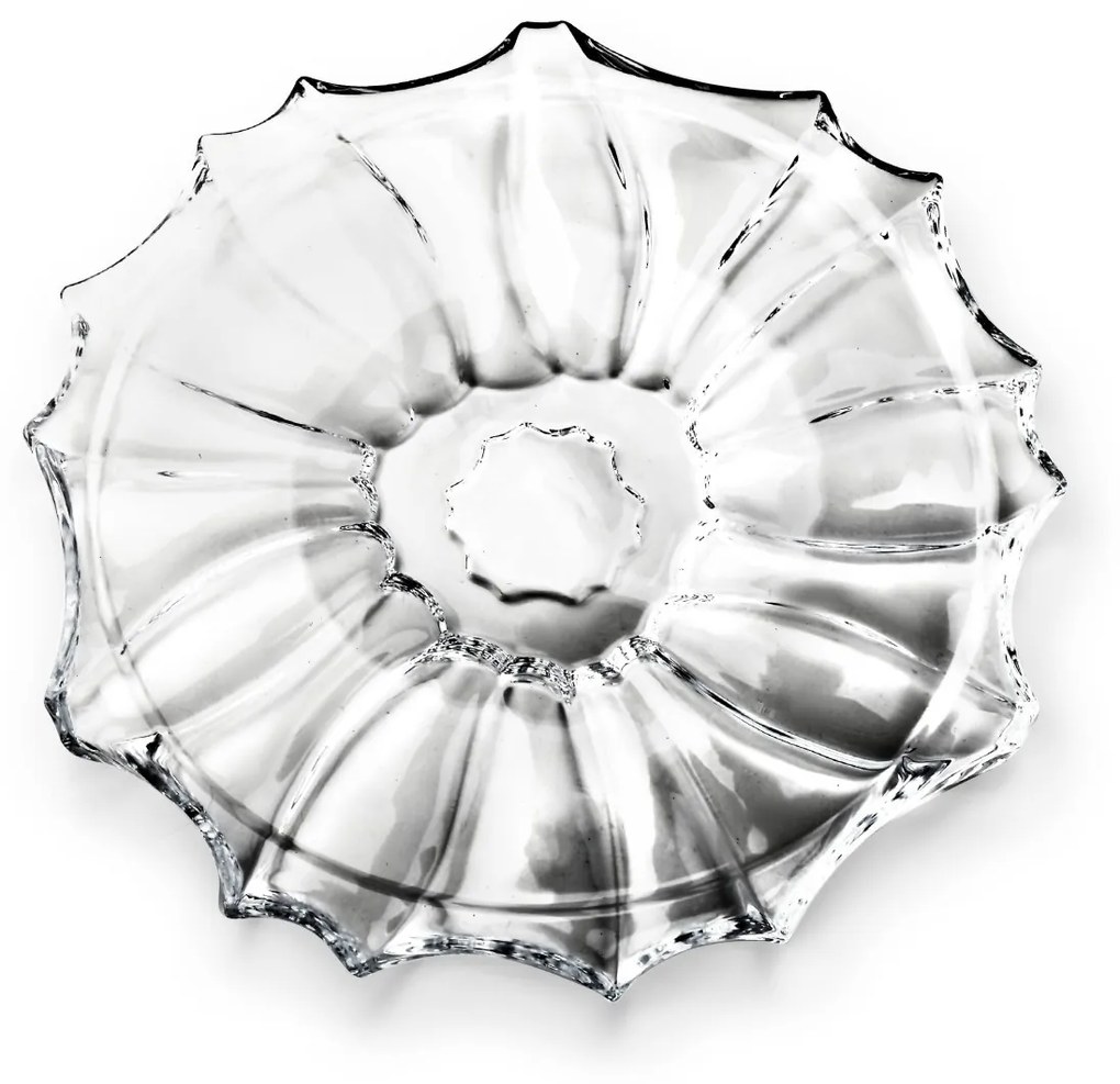 Dekorativní talíř CAMOMILE 33 cm čirý