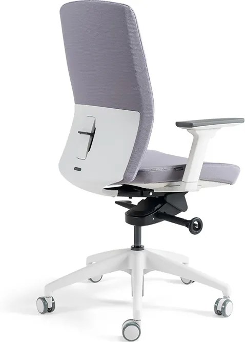 Kancelářská ergonomická židle BESTUHL J2 WHITE BP — více barev, bez podhlavníku Červená  202