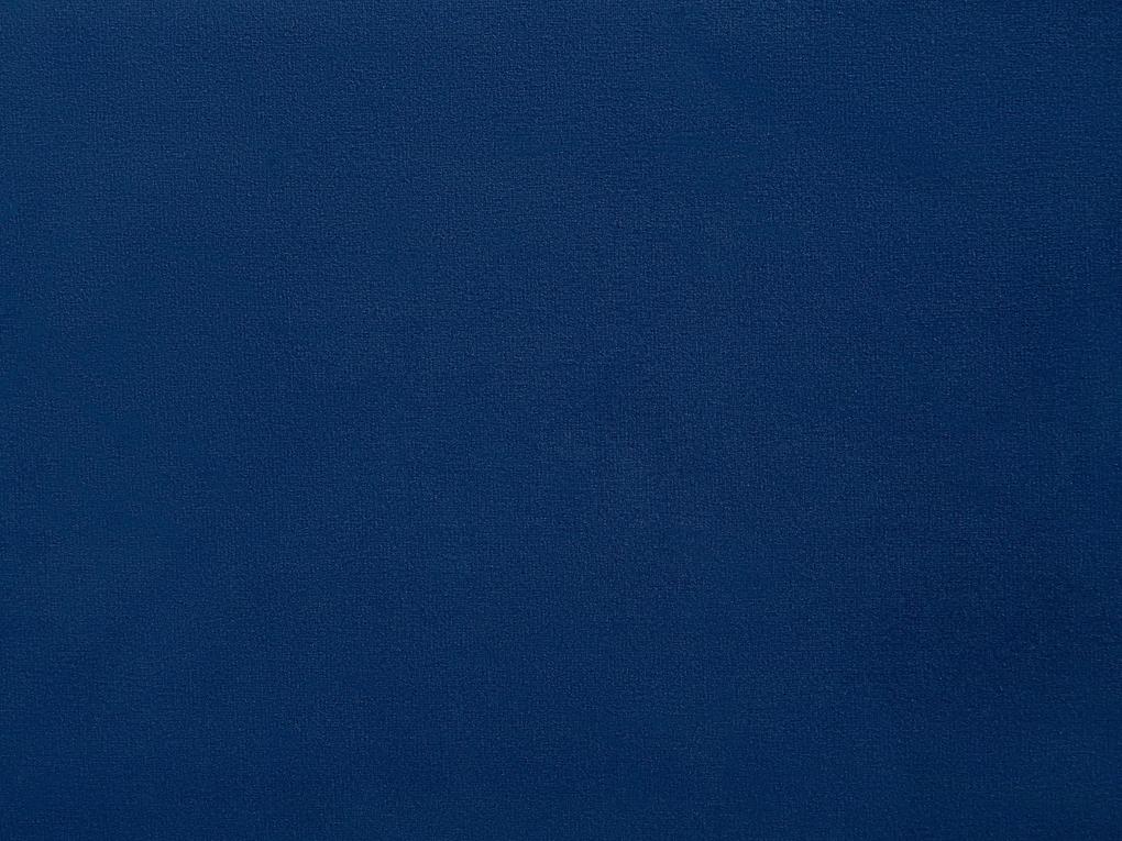 Sametové tmavě modré křeslo SIRKKA Beliani