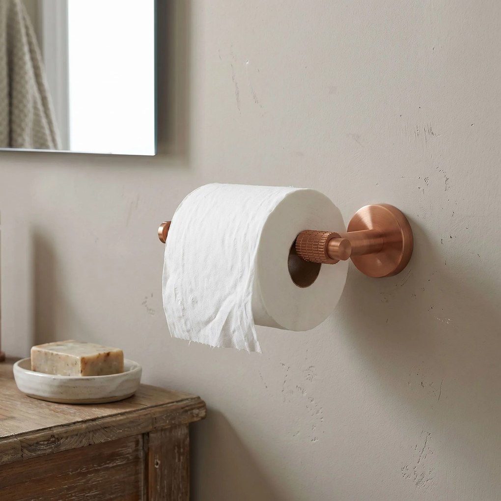Rea Rea, Držák na toaletní papír 29105 Rivo Brush Copper, REA-60111