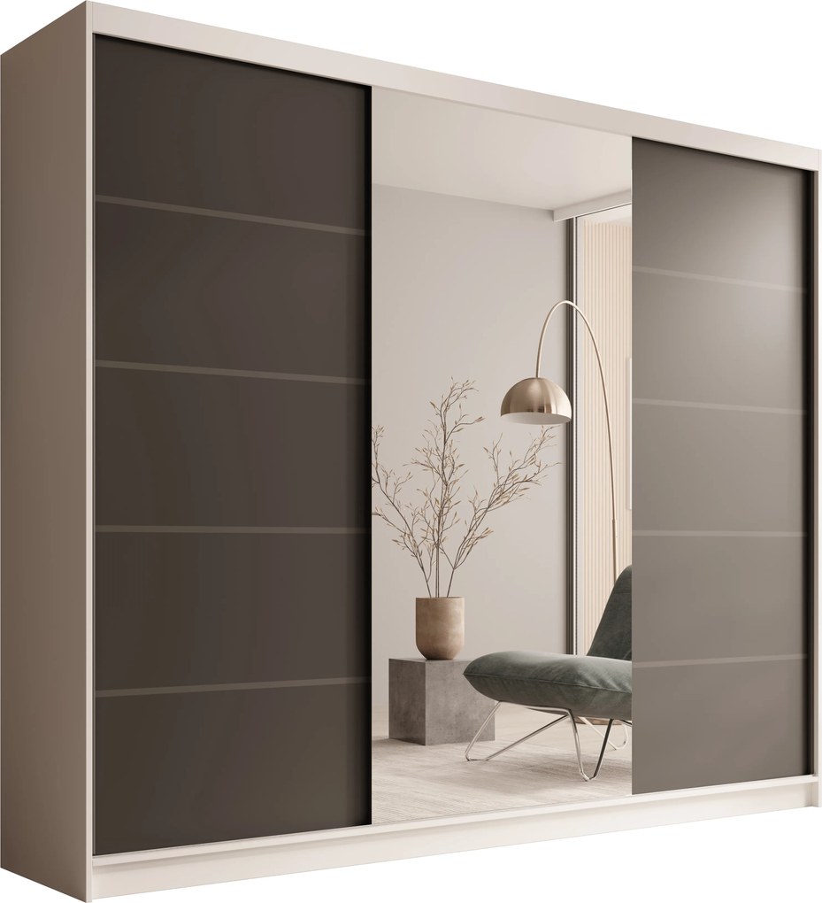 ADRK Furniture Posuvná skříň Etna 250 ADRK-SW-ETN-WB-250